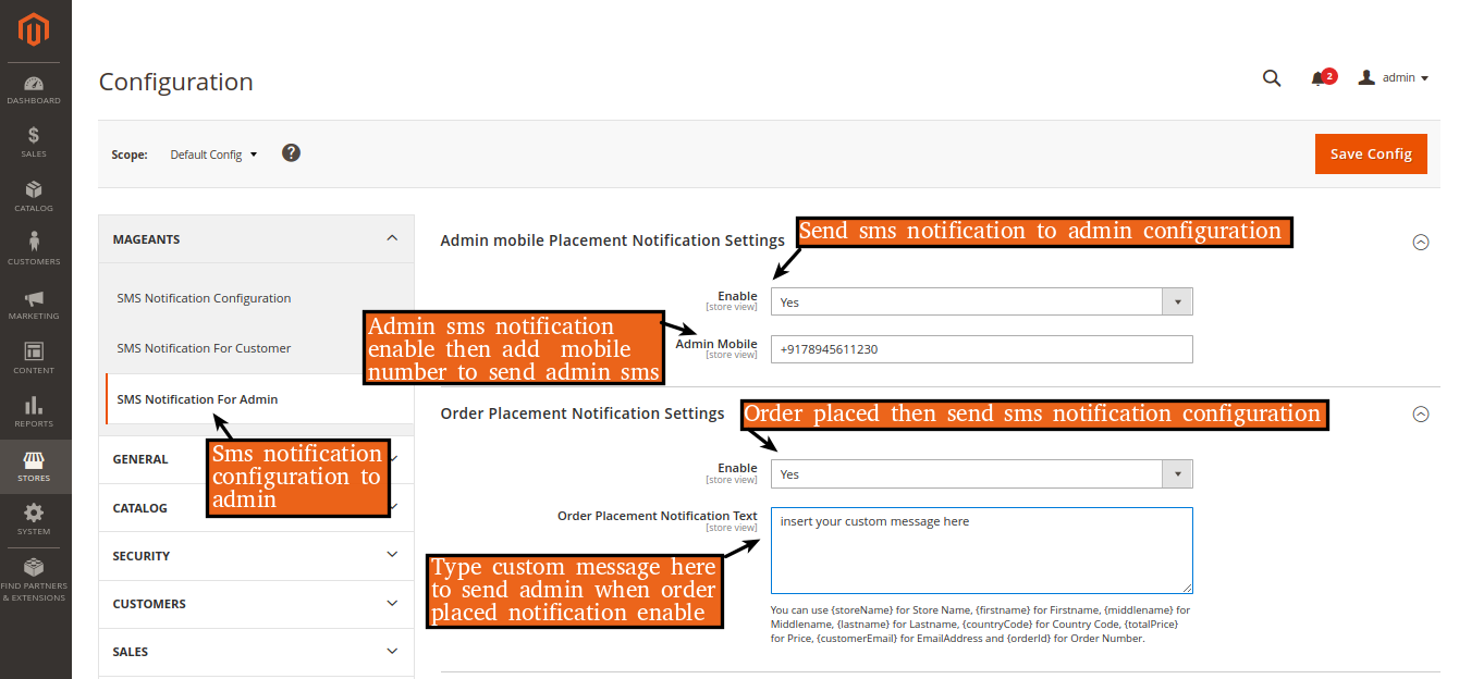 Guide To Configure Sms Notification In Magento 2