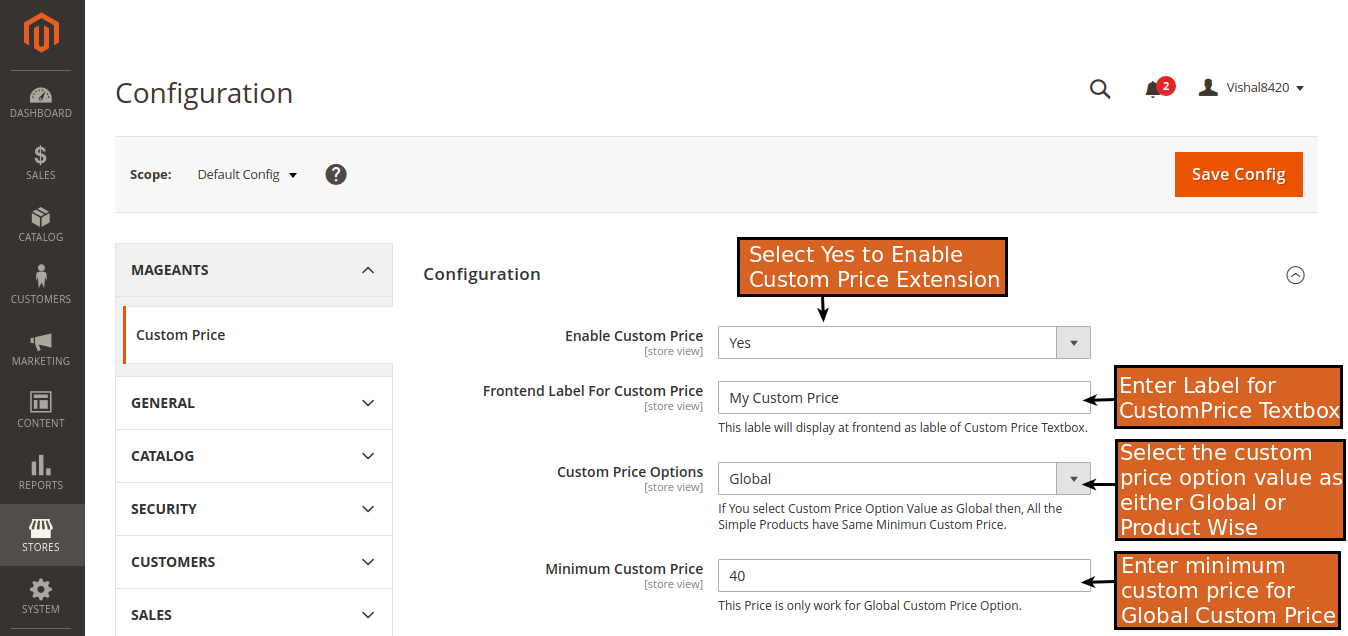 Magento 2 Custom Price Extension | Minimum Custom Product Price