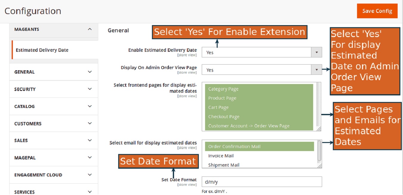 Estimated Delivery Date for Magento 2 by MageAnts