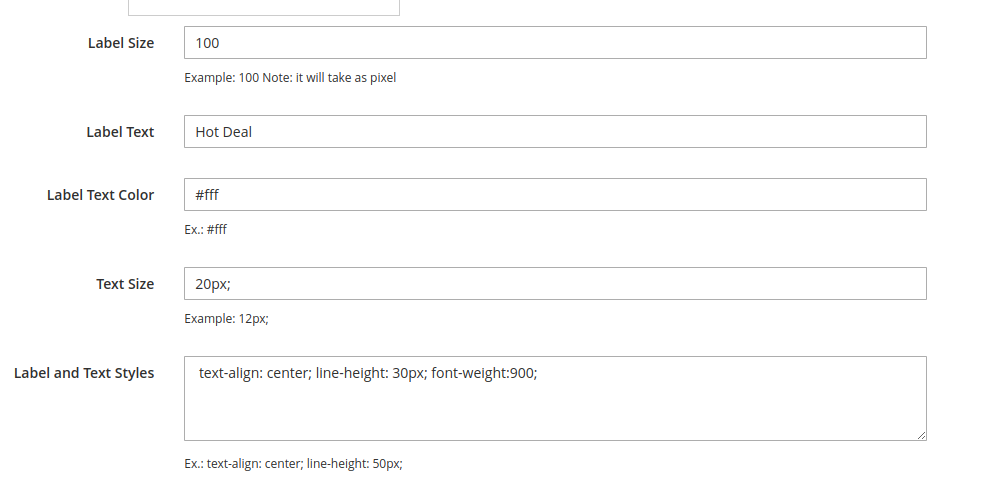How to Configure Custom Product Labels in Magento2