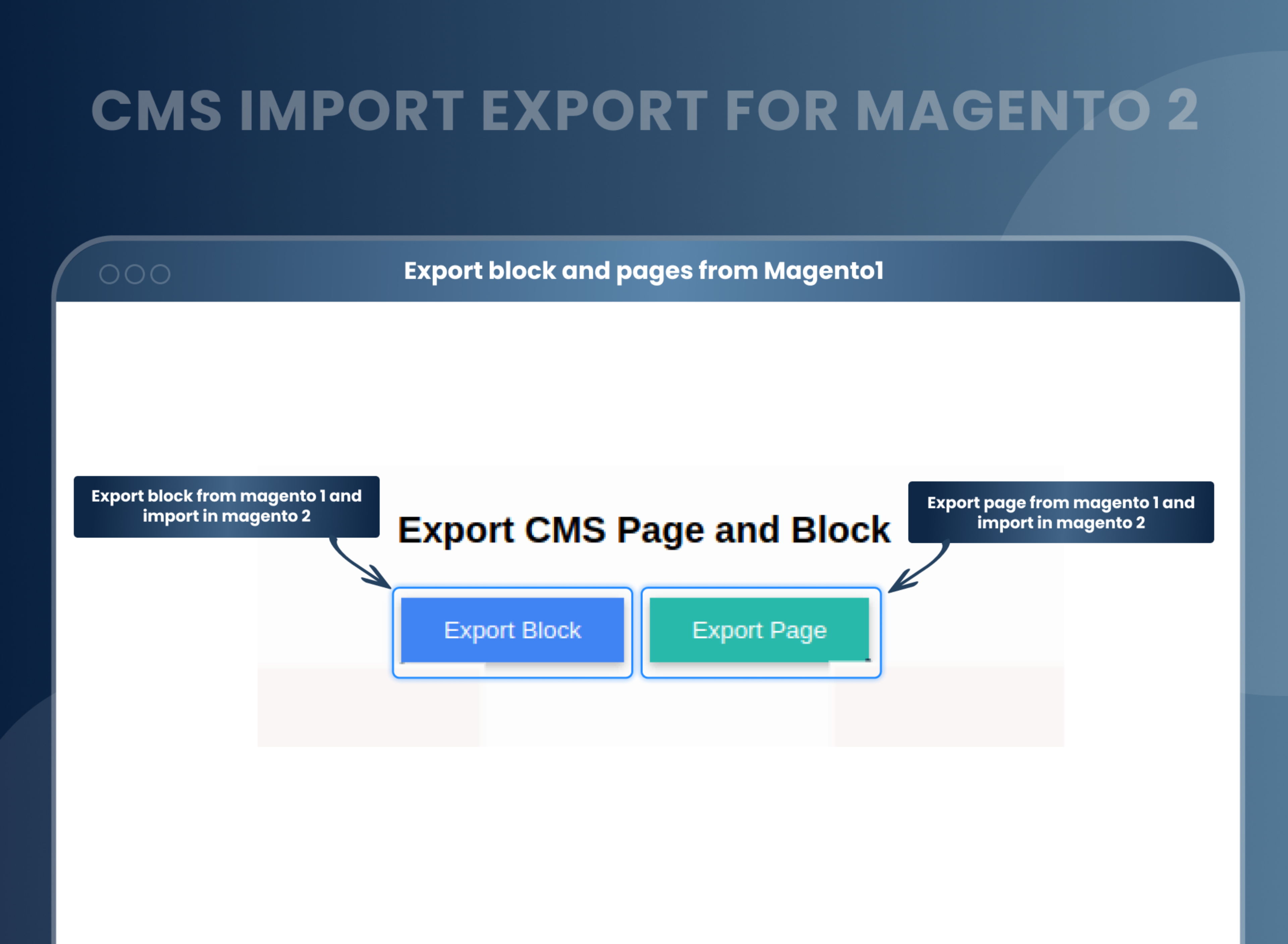 Magento 2 Import Export CMS Pages | Export CMS Blocks Magento 2