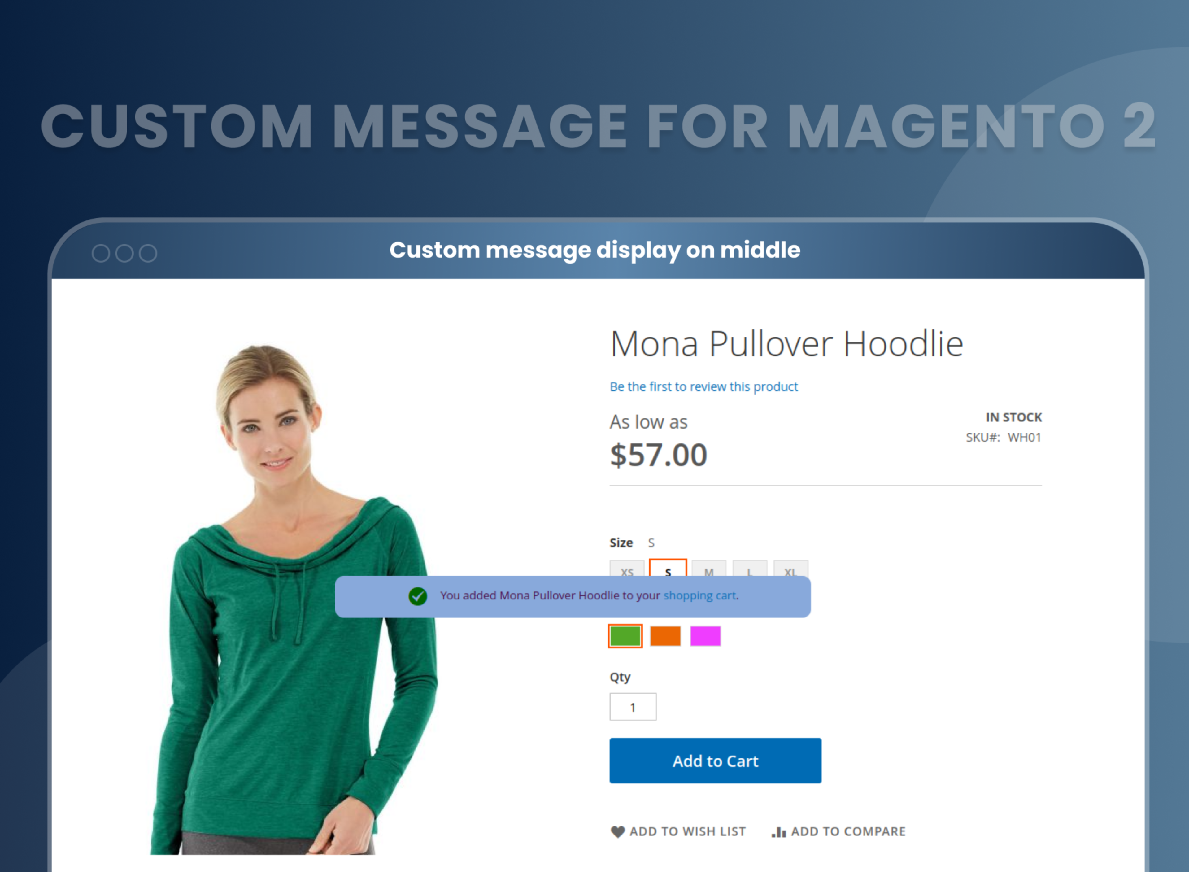 Free Magento 2 Custom Message Extension Error Message Global Message