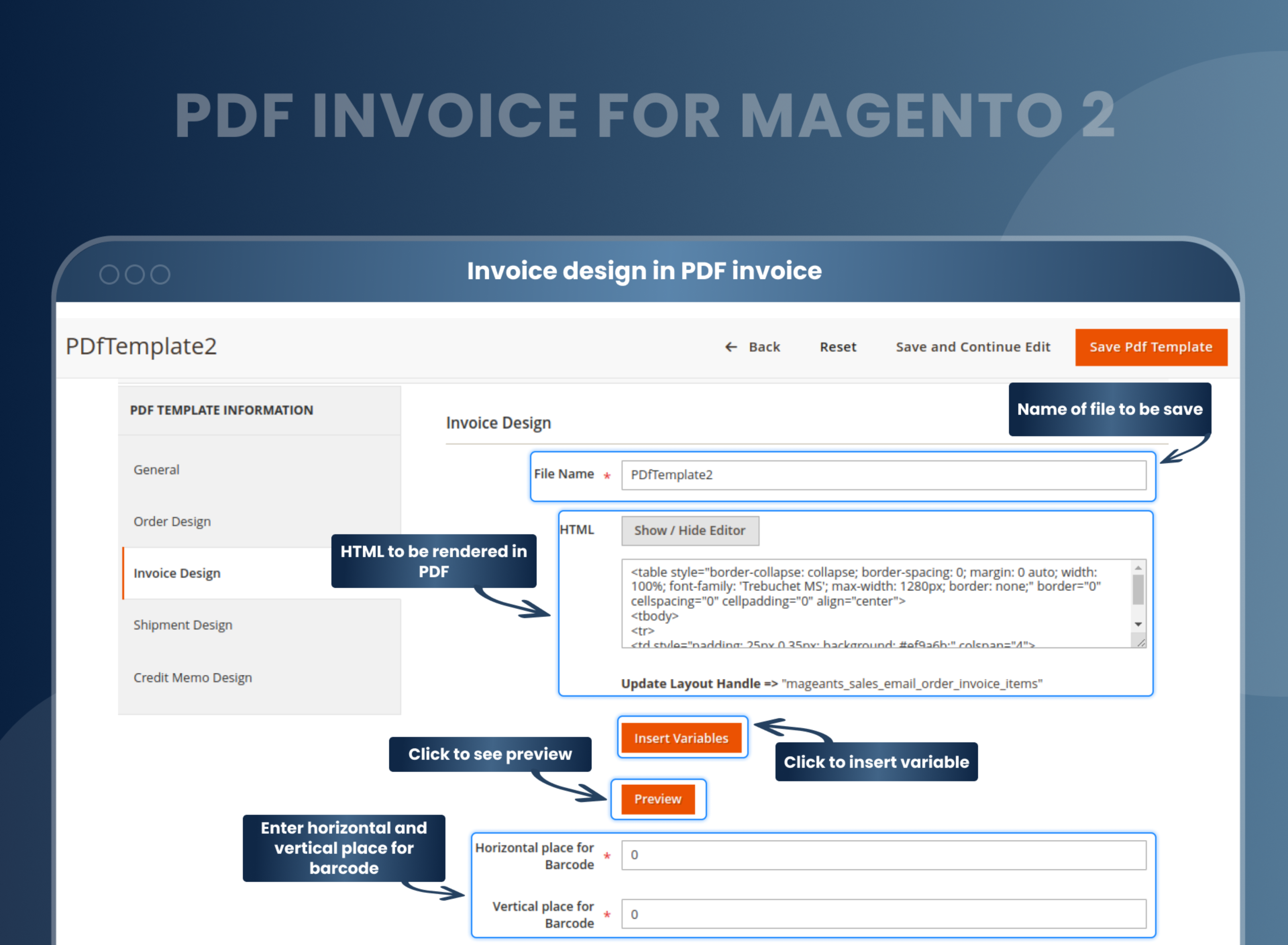 Magento 2 Pdf Invoice Extension Custom Invoice Template For Magento 2