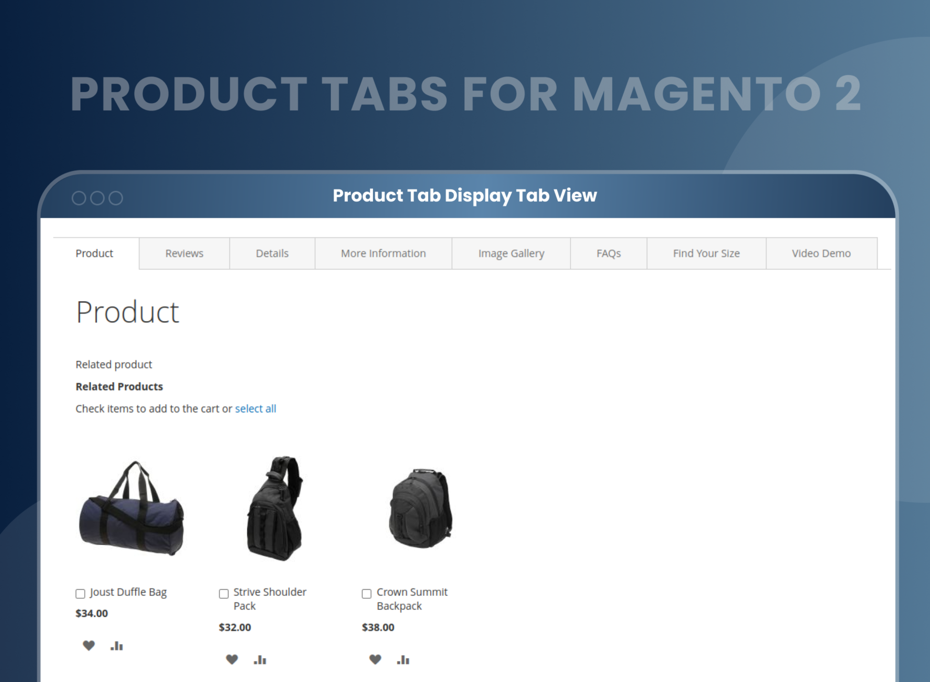 Magento 2 Product Tabs Extension | Add Custom Tabs to Pages