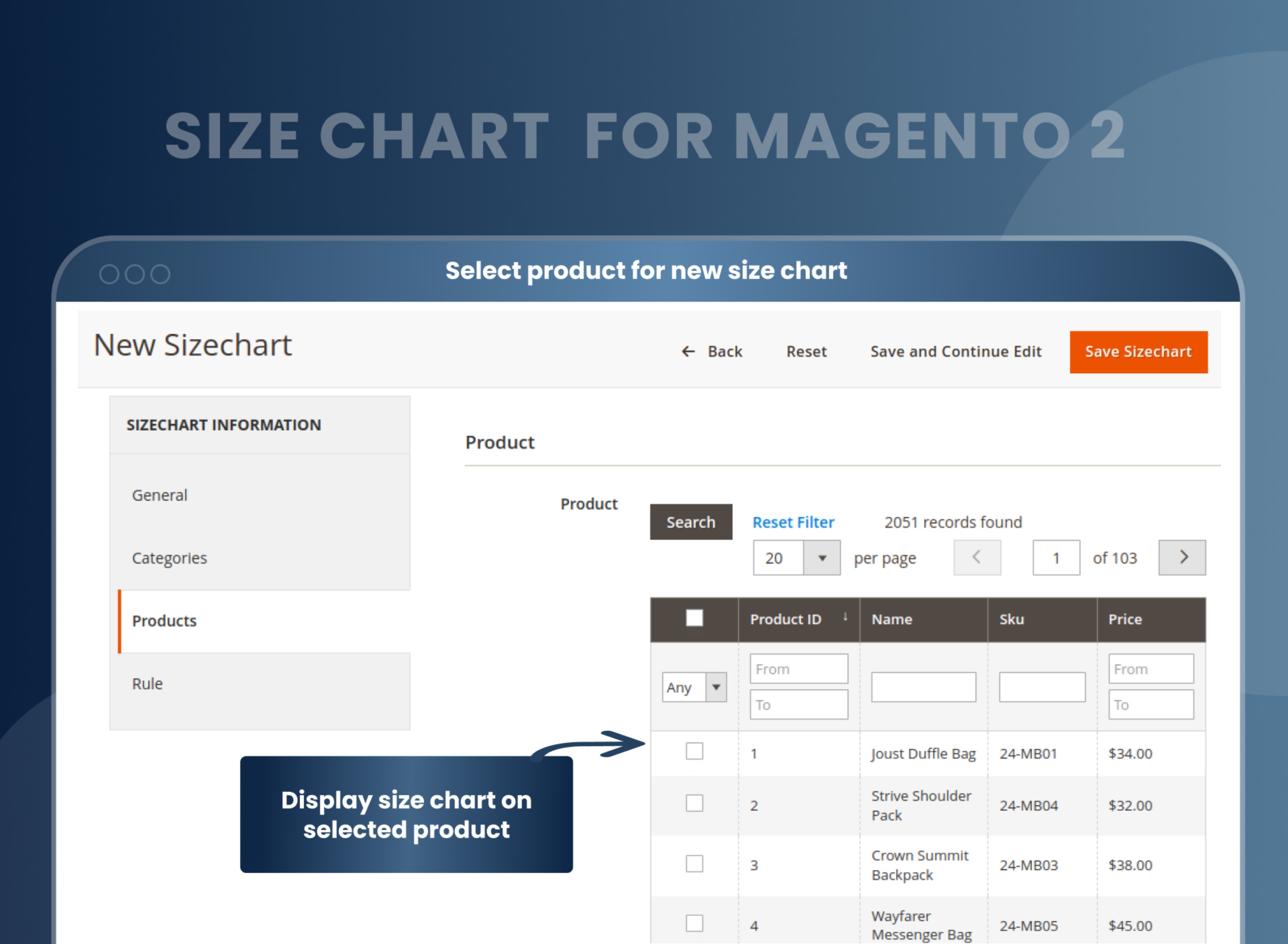 Magento 2 Size Chart Extension | Product Dimensions Module