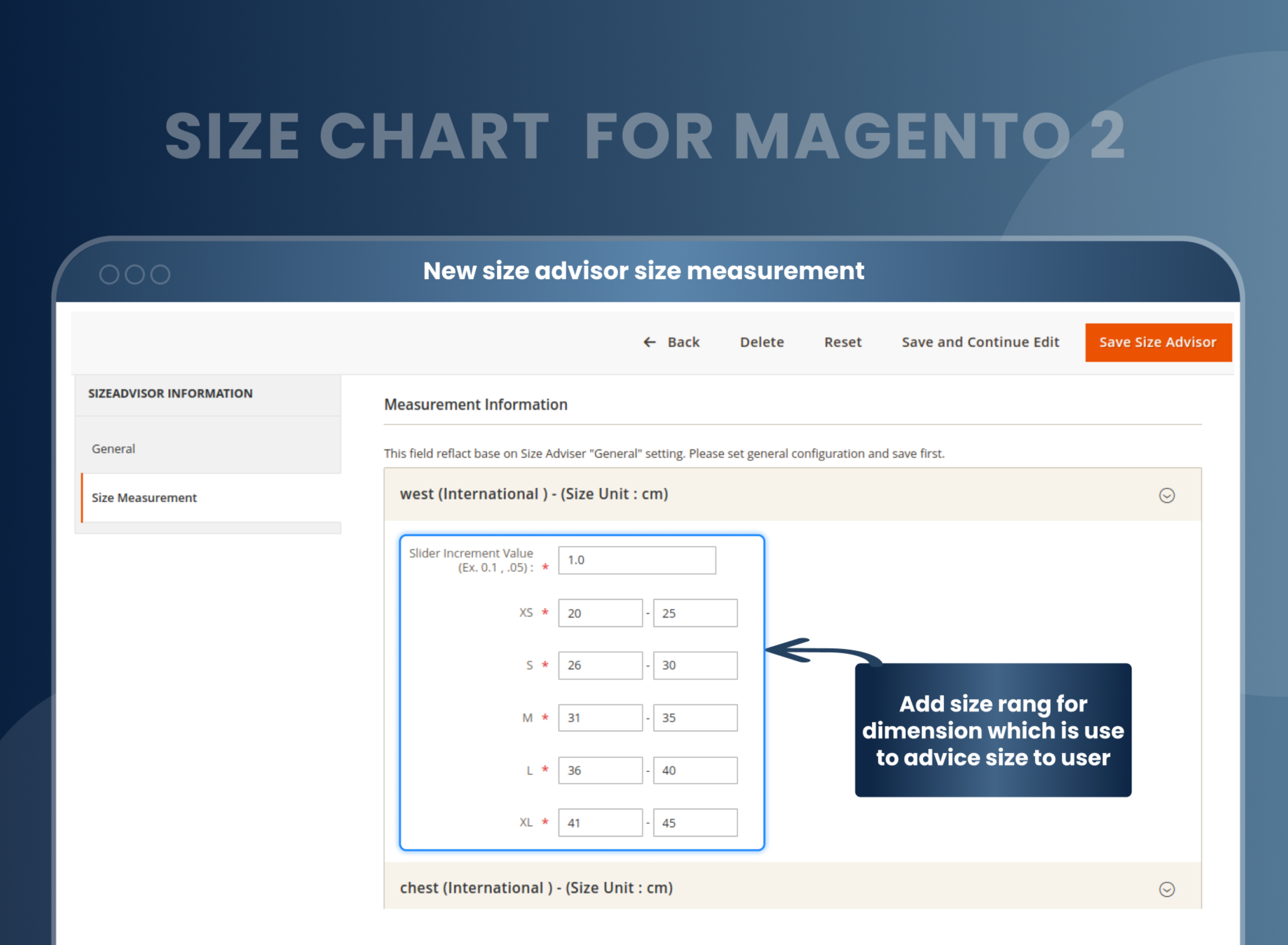 Magento 2 Size Chart Extension | Product Dimensions Module